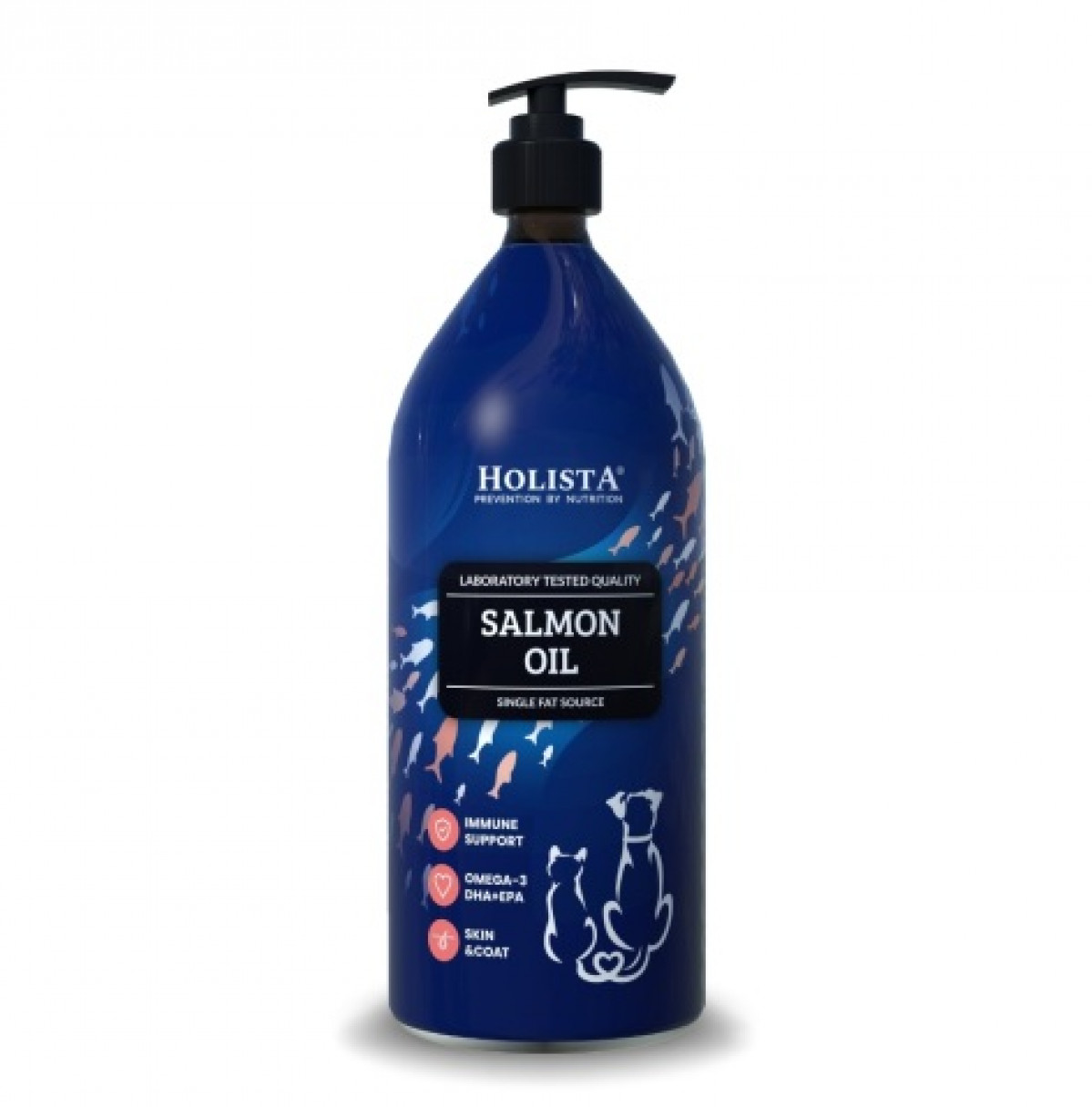 HOLISTA Salmon oil - doplňky stravy pro psy a kočky - 1000ml Zoofaster.cz